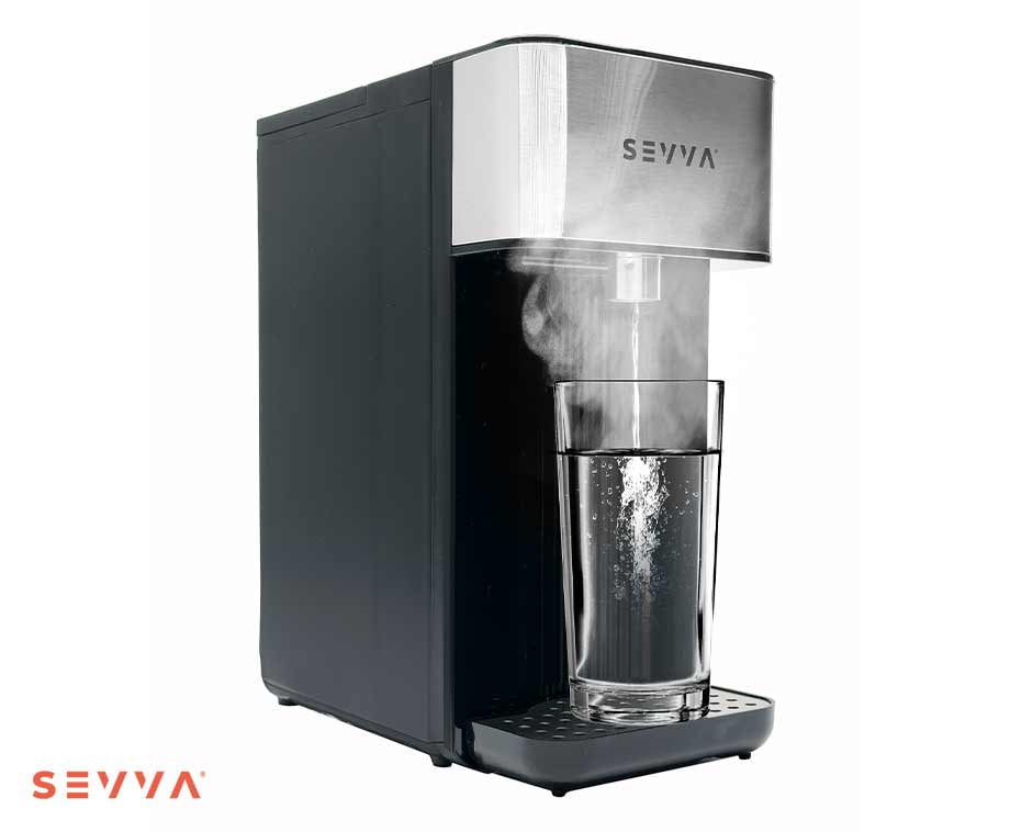 SEVVA® Heetwaterdispenser Zilver 2,5L - 2600W – SEVVA.nl