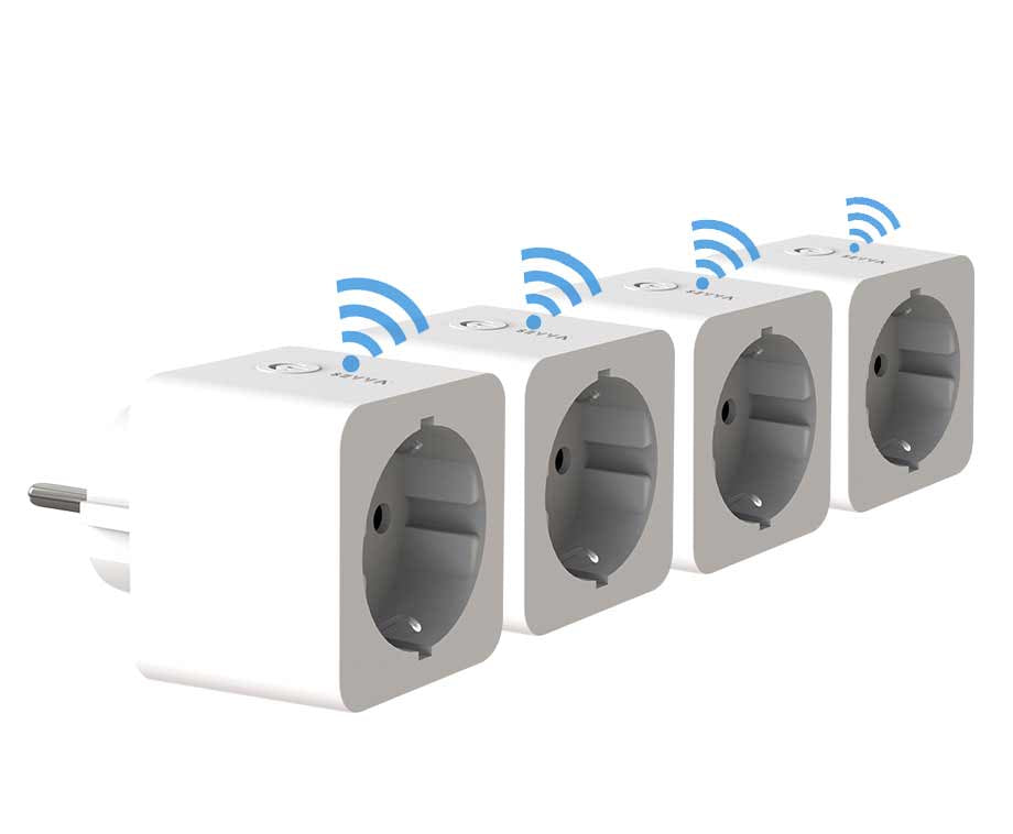 4-Pack Slimme Stekkers – SEVVA.nl